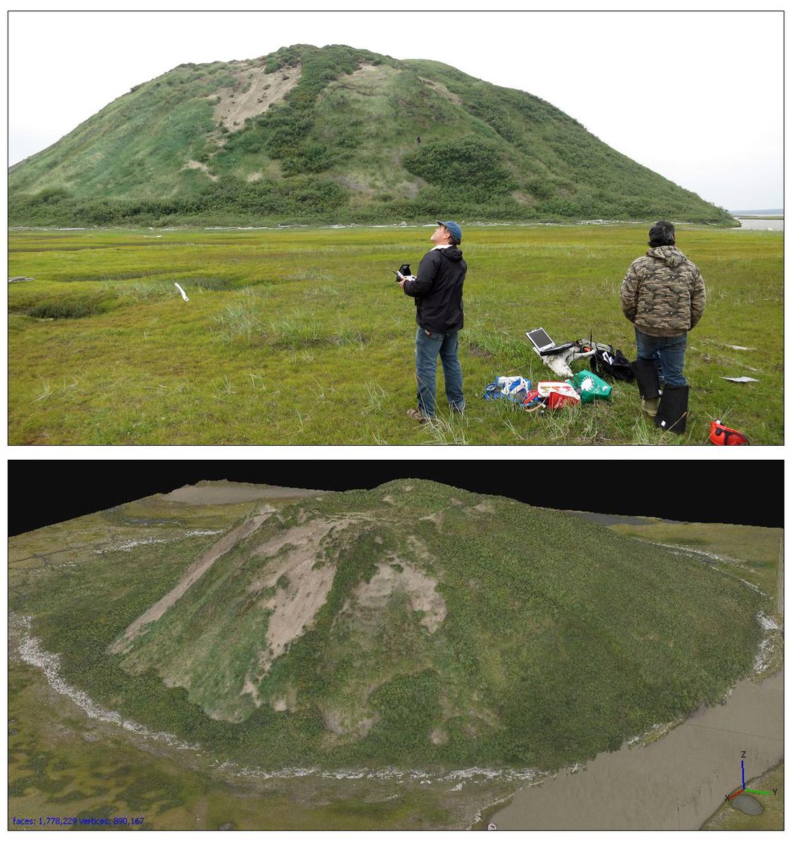 Pingo monitoring using drones – Drone Ecology Network